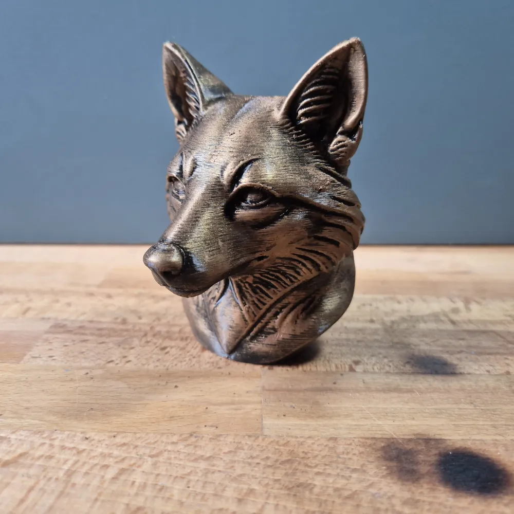 Fox Bust Model by Mr.Jay MakerWorld: Download Free 3D Models