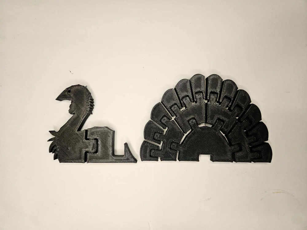 Flexi Turkey Fidget Toy by Ocular Dynamic - MakerWorld