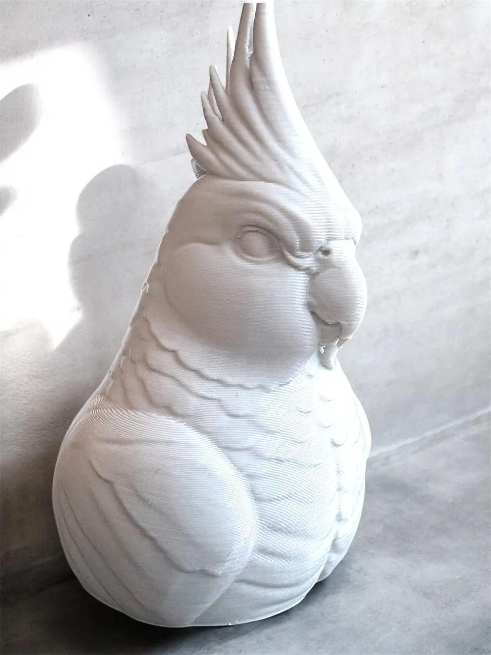 Cockatiel – Decorative Sculptural Bust - Free 3D Print Model - MakerWorld