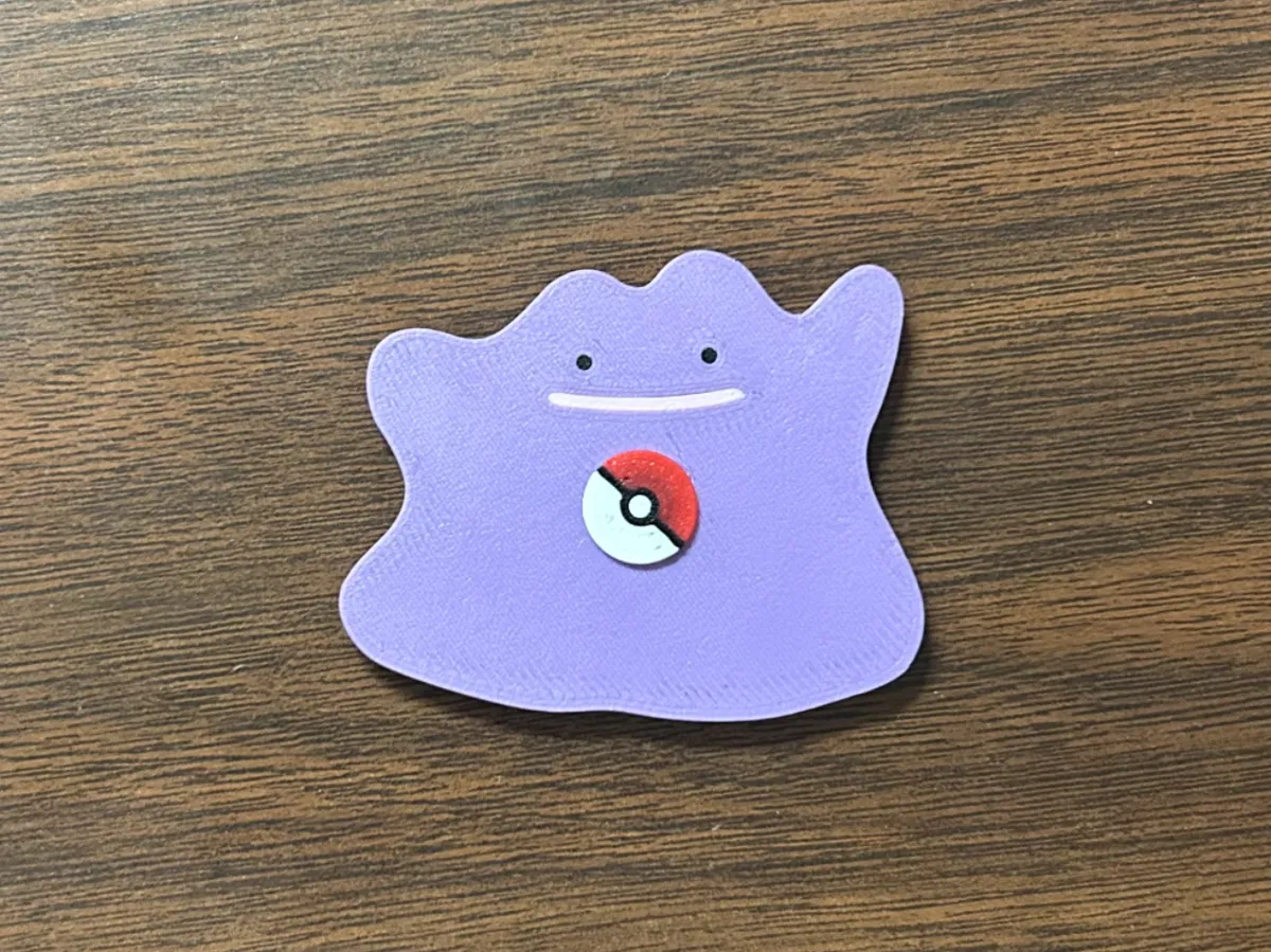 Ditto Pokemon Fidget Spinner - Free 3D Print Model - MakerWorld