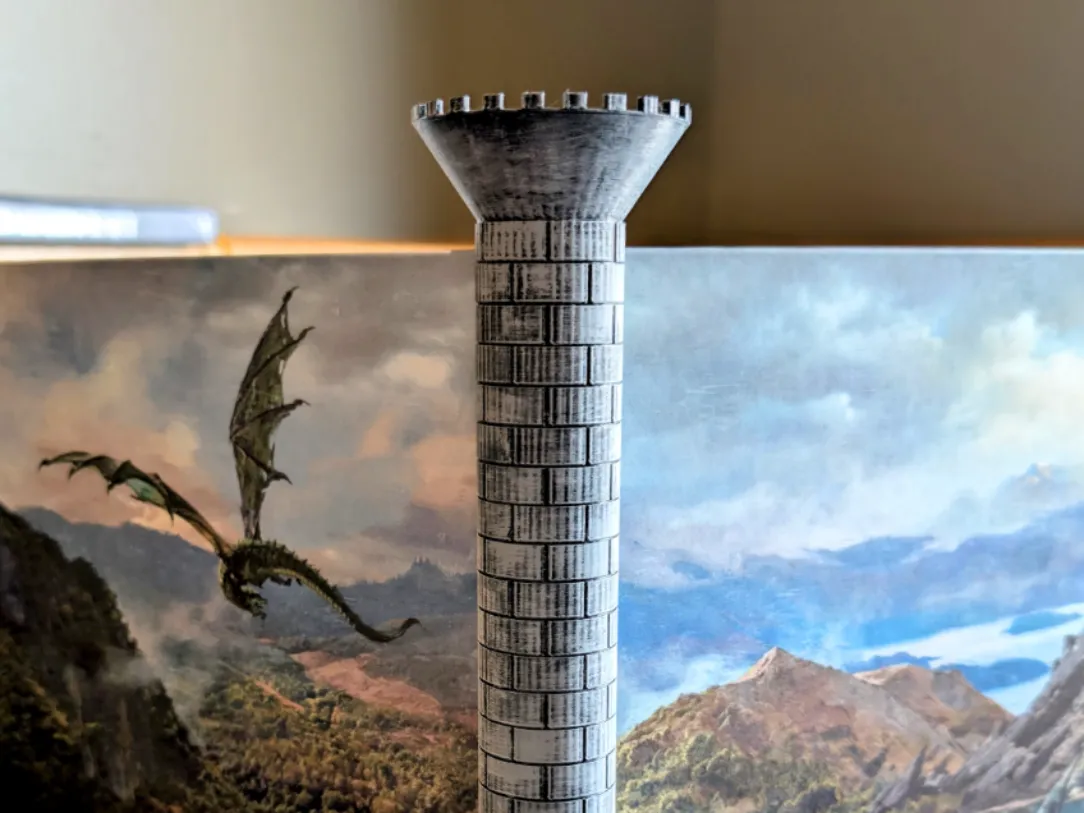 Castle Tower DM Screen - Free 3D Print Model - MakerWorld