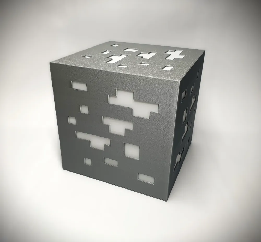 Minecraft Ore Lamp 120 mm—16-Color RGBW KC007 Kit Remixed by Pioterzero ...