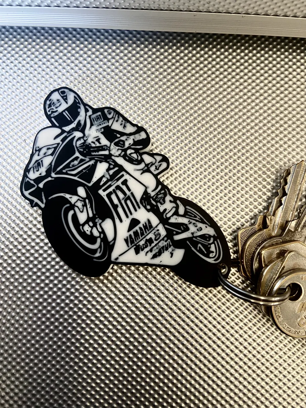 VALENTINO ROSSI KEYCHAIN by GAF 3D MakerWorld: Download Free 3D Models