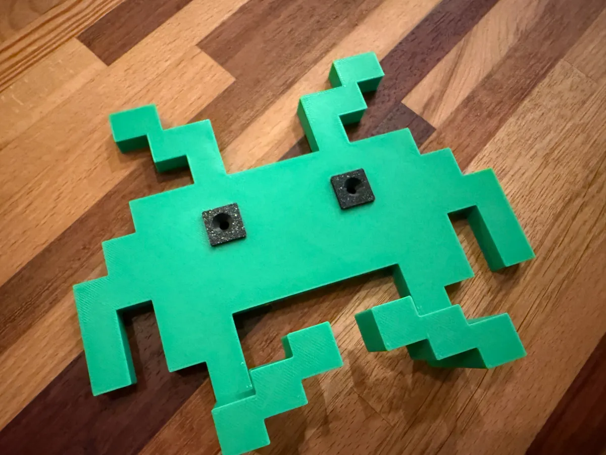 Attachment block for space invader - Free 3D Print Model - MakerWorld