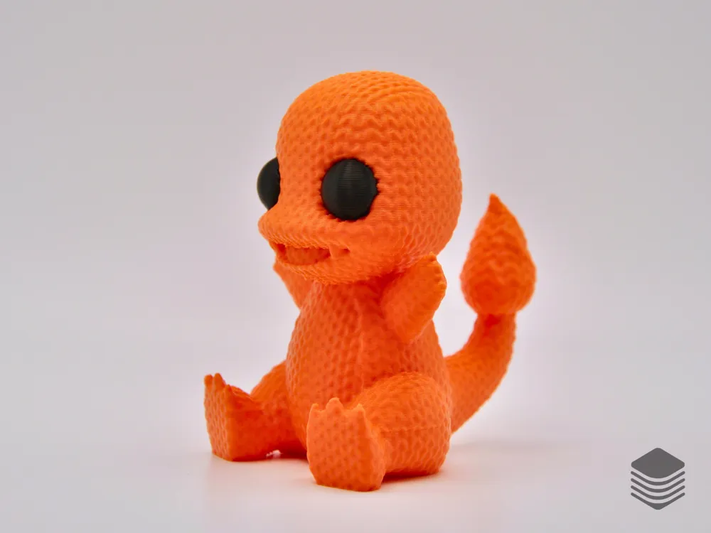 Knitted Charmander - Free 3D Print Model - MakerWorld