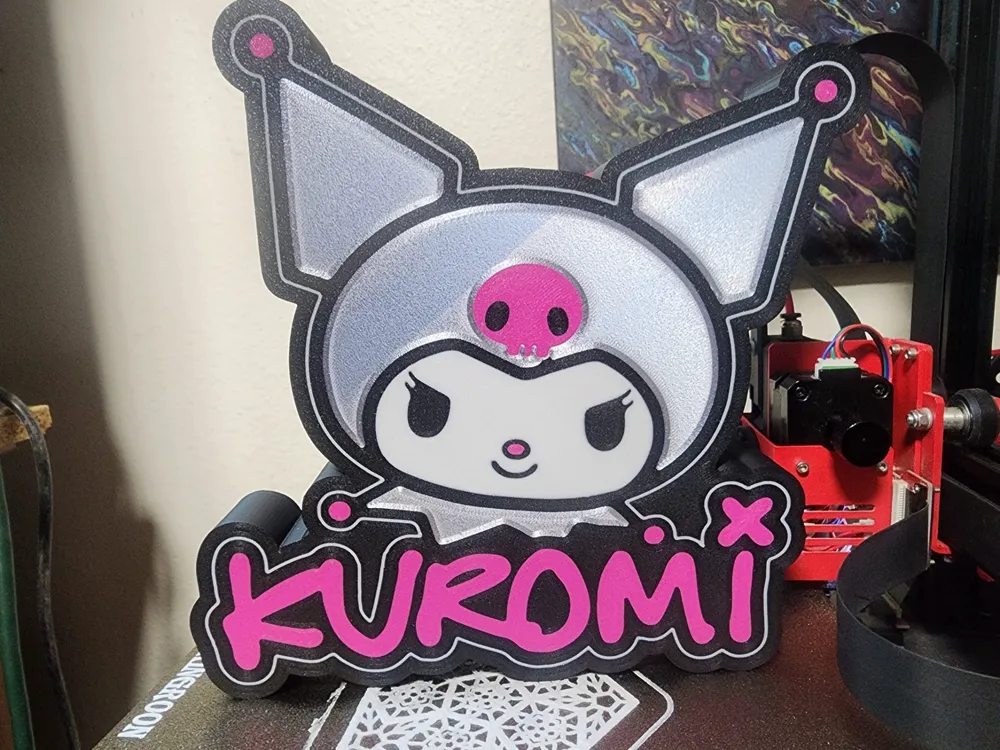 Kuromi Lightbox by Slurdvizion - MakerWorld