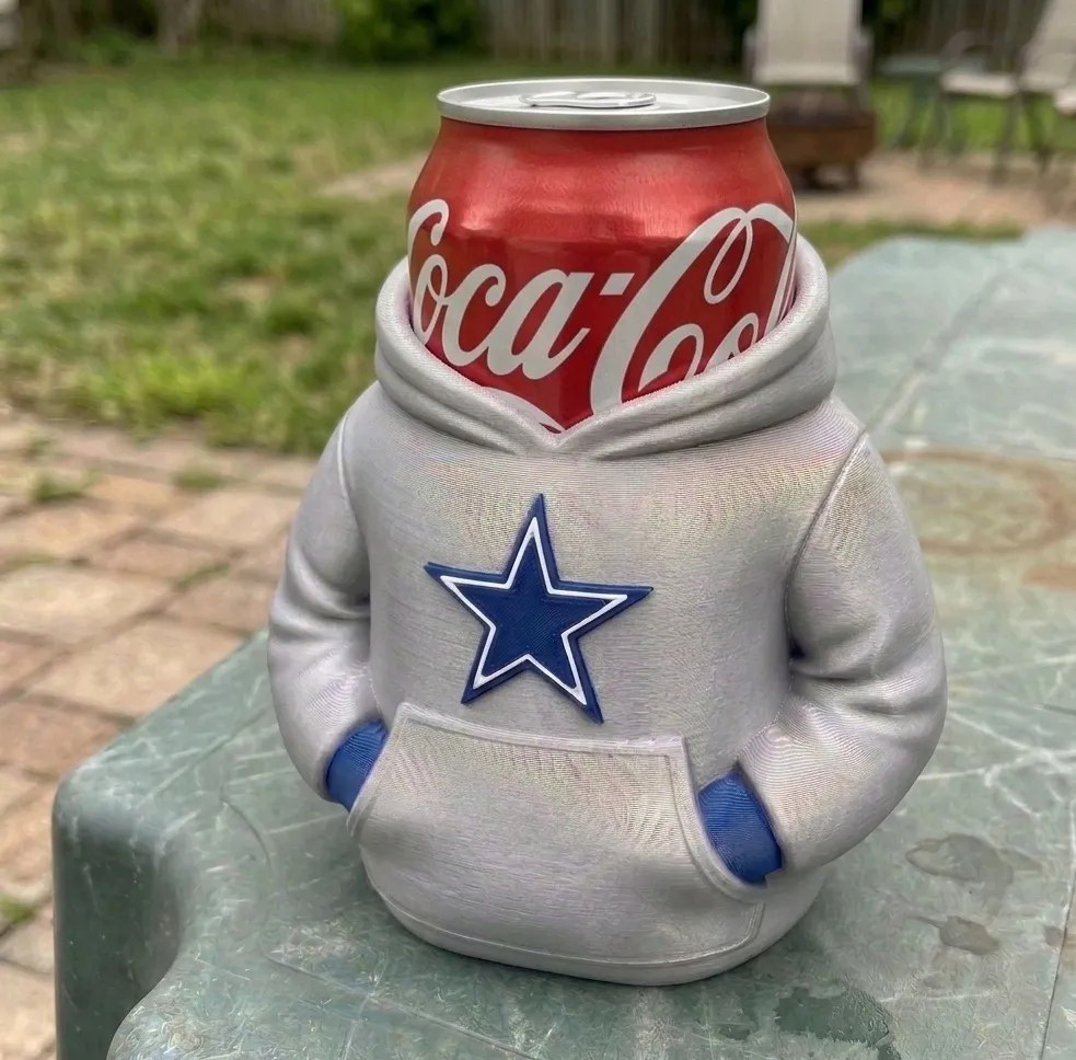 DALLAS COWBOYS CAN KOOZIE - HOLDER - Free 3D Print Model - MakerWorld