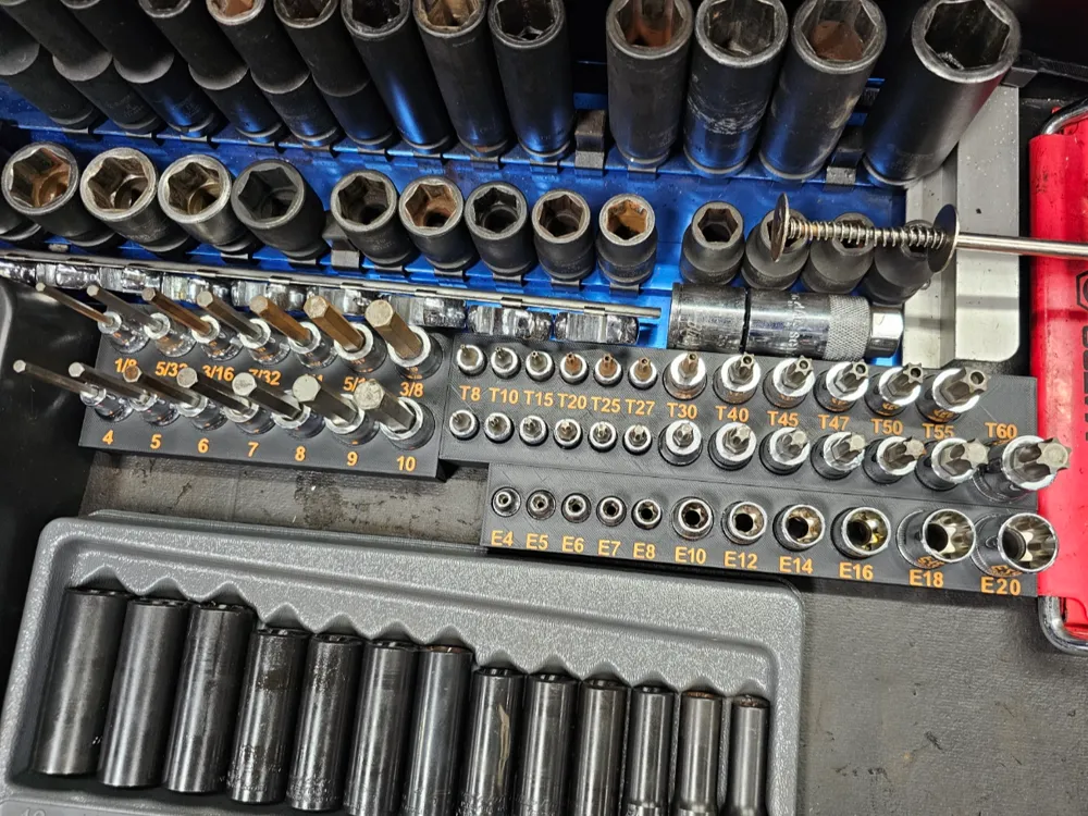 Mac Tools Socket Trays by RyanMakerWorld: Download Free 3D Models