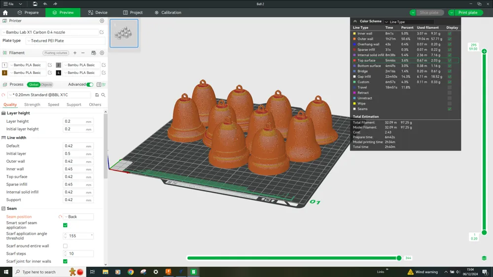 Christmas Bells 5 Ways by kevr102 MakerWorld: Download Free 3D Models