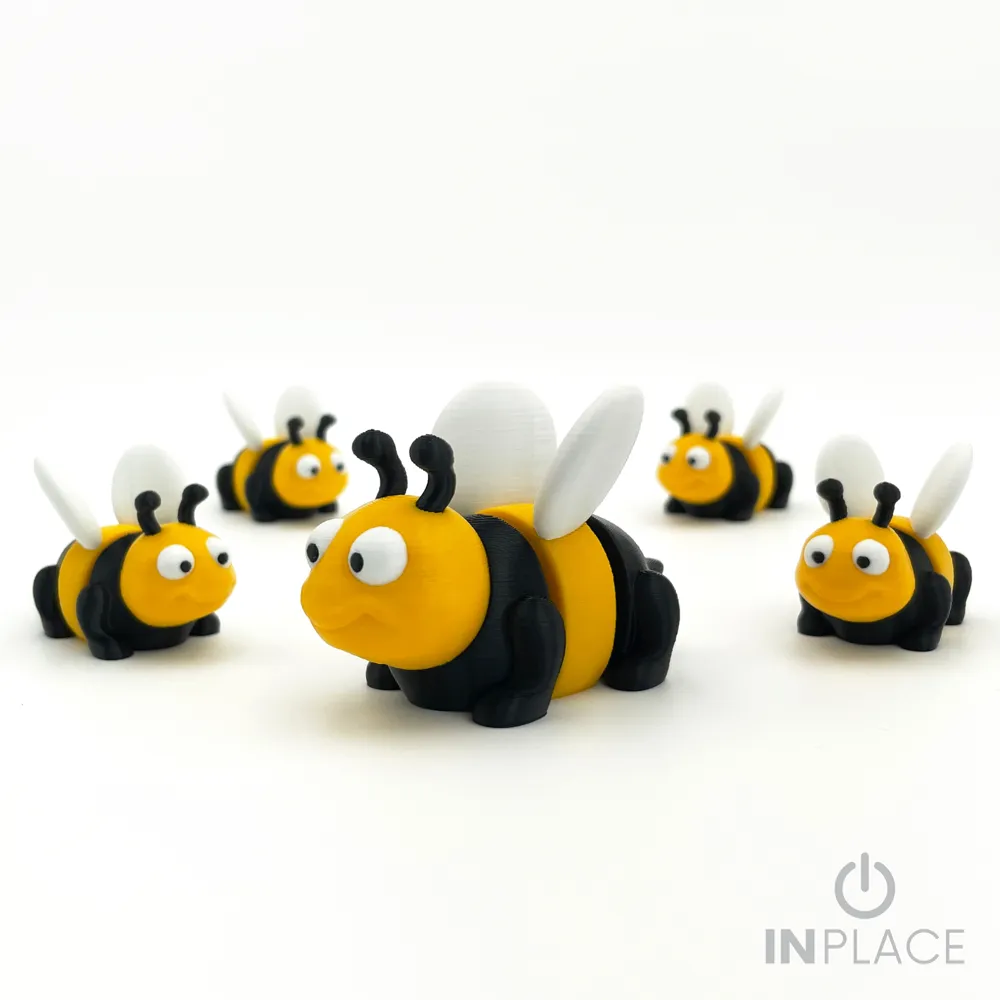 Cute Bee Articulated - Free 3D Print Model - MakerWorld