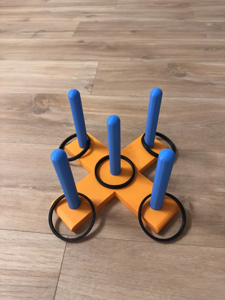 Mini Ring Toss Game by Mitch.B94 MakerWorld: Download Free 3D Models