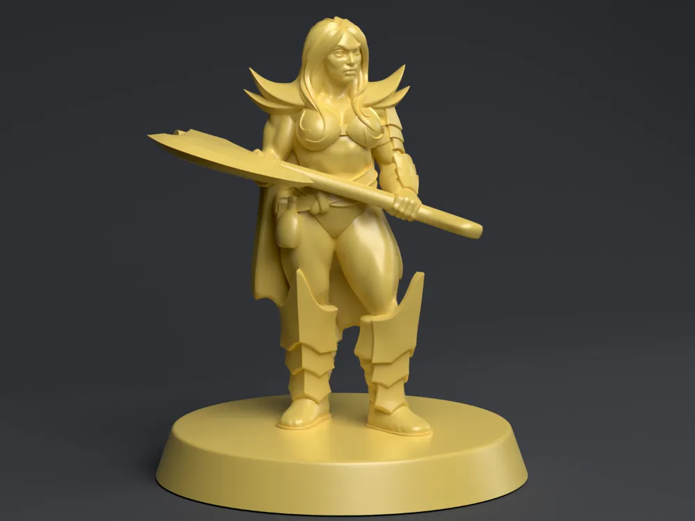 Barbarian Miniature 07 by hristoganchev97 - MakerWorld