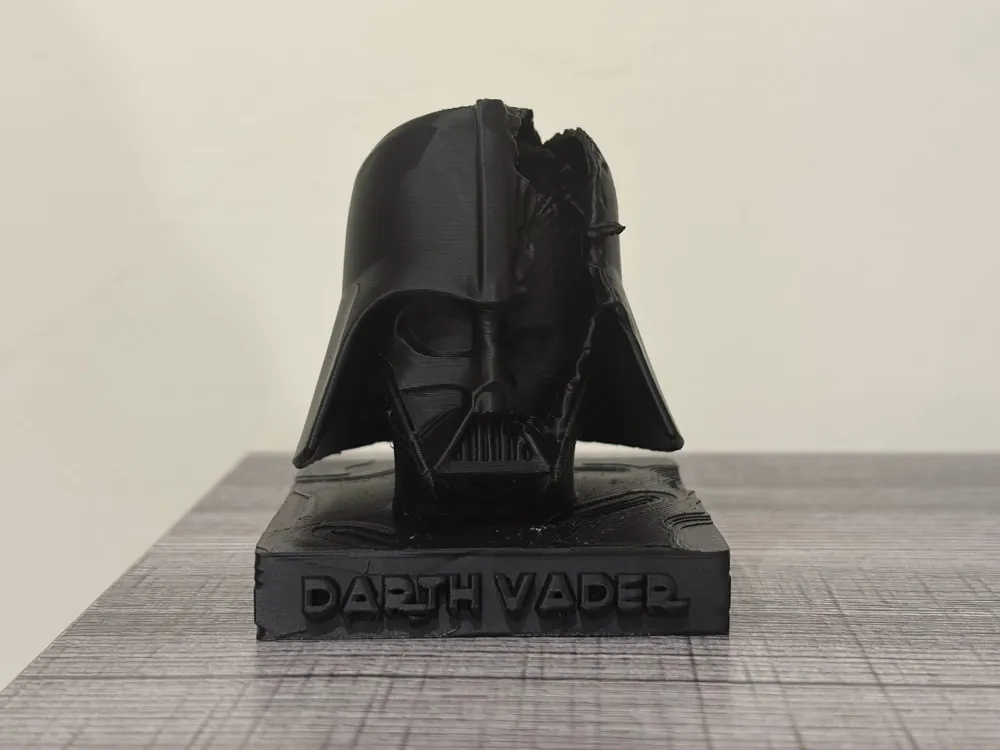 Epic Battle-Damaged Darth Vader Bust Star Wars - Free 3D Print Model ...