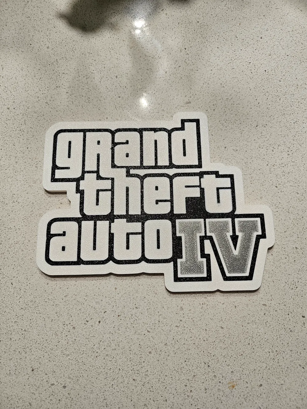 GTA-4 Logo-Wall Art by Tommy GunMakerWorld: Download Free 3D Models