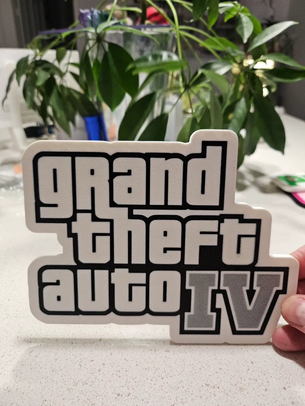 GTA-4-Logo-Wall Art by Tommy Gun - MakerWorld