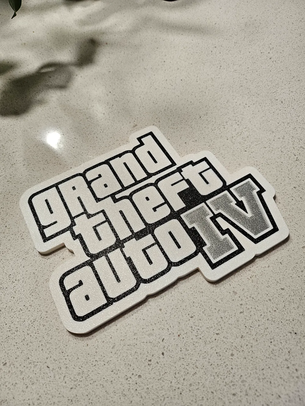 GTA-4 Logo-Wall Art by Tommy GunMakerWorld: Download Free 3D Models