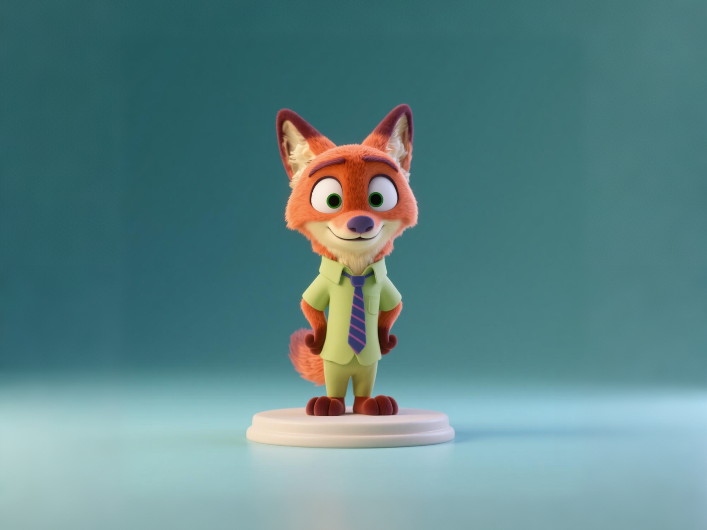 Nick - Zootopia Fox - Disney Animated Film Figure by Genian_🌟 ...