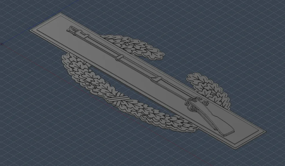 Combat Infantryman Badge (CIB) – 3D Print Model by Mighty_Nug ...