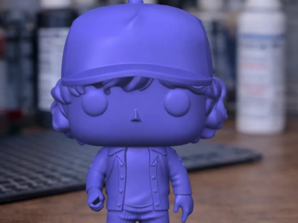 Stranger Things Dustin Chibi Figure - Free 3D Print Model - MakerWorld