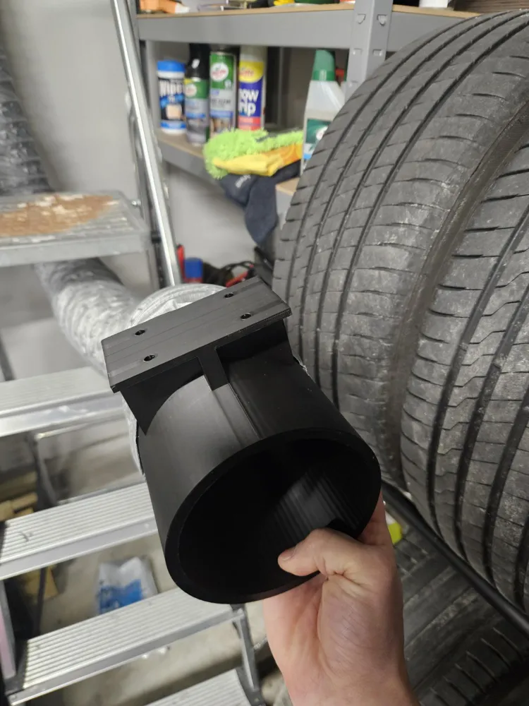 exhaustpipe connector 125-127mm, 4.9-5 inches - Free 3D Print Model ...