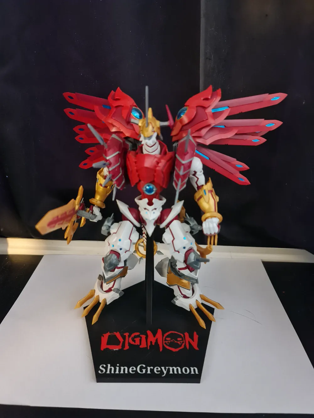 Shinegreymon figure rise stand Remixed by PP Creations - MakerWorld