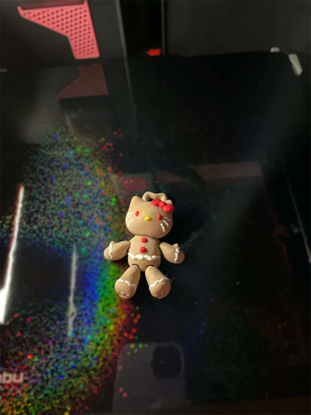 Hello GingerBread Kitty Cute Christmas Flexi by 3DNickNacs - MakerWorld