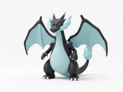 Mega charizar ex kaw - Free 3D Print Model - MakerWorld