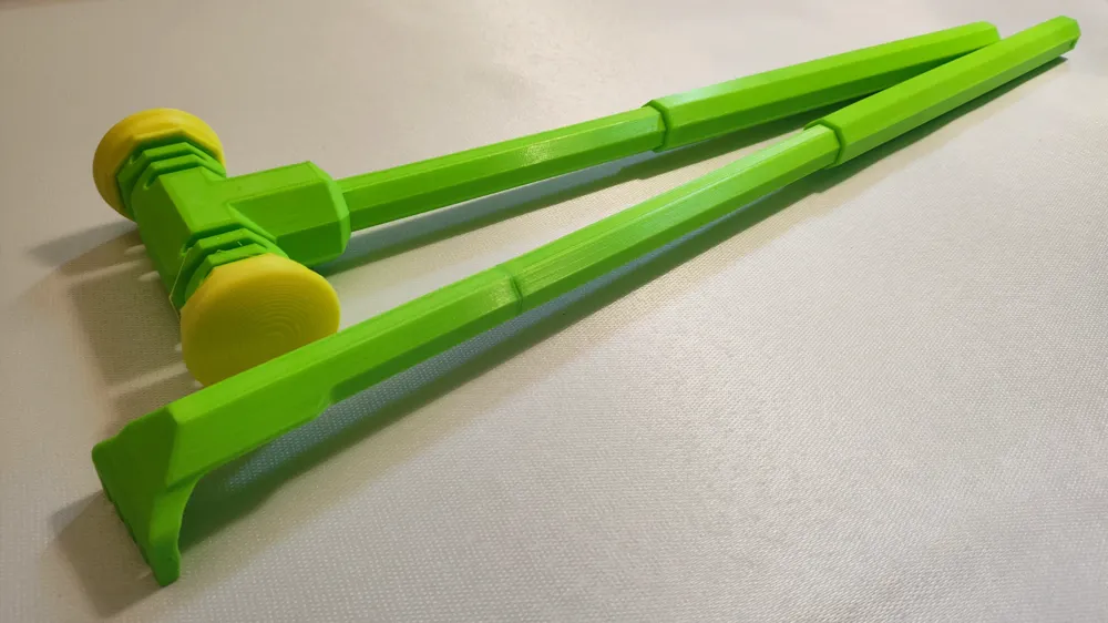 Manual Massager (05 Back Scratcher & Hammer) by SSSR_SH - MakerWorld