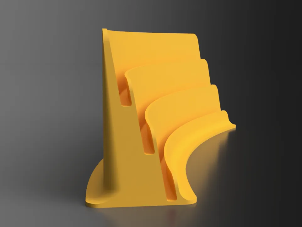 Playing Card Holder Mk3 - Free 3D Print Model - MakerWorld