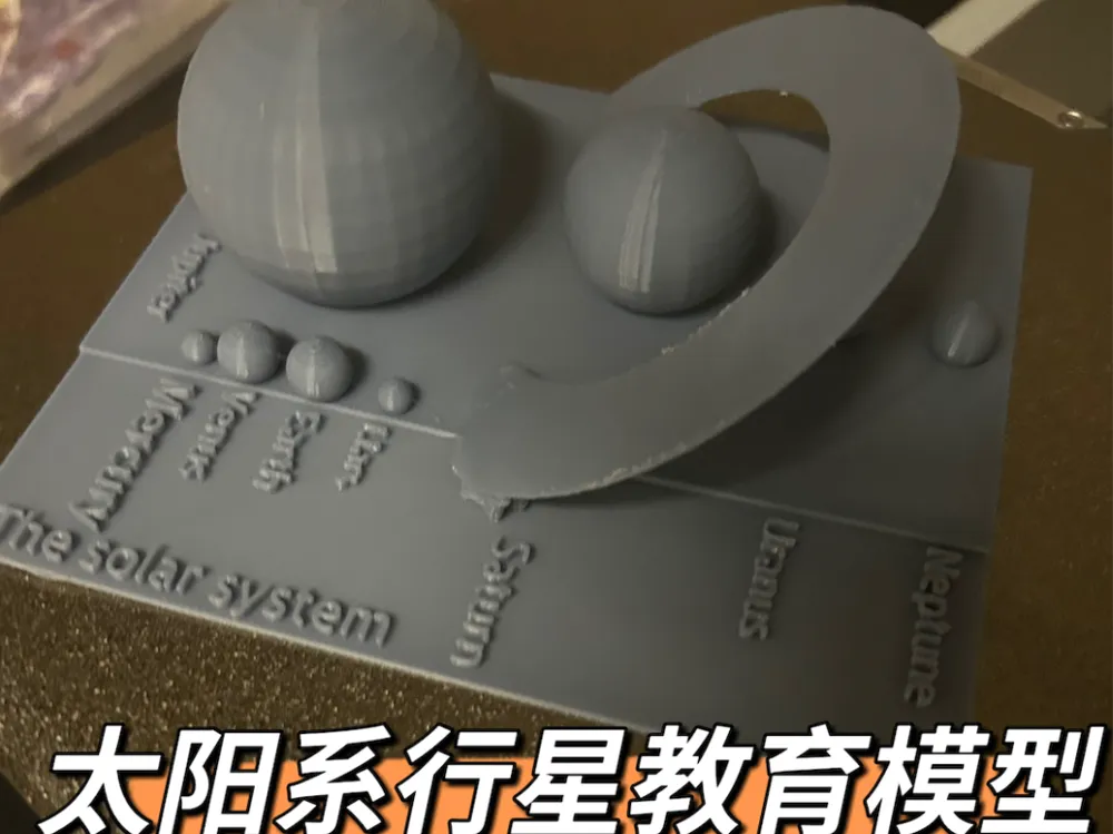 Solar System Planetary Educational Model (Visually Scaled ...