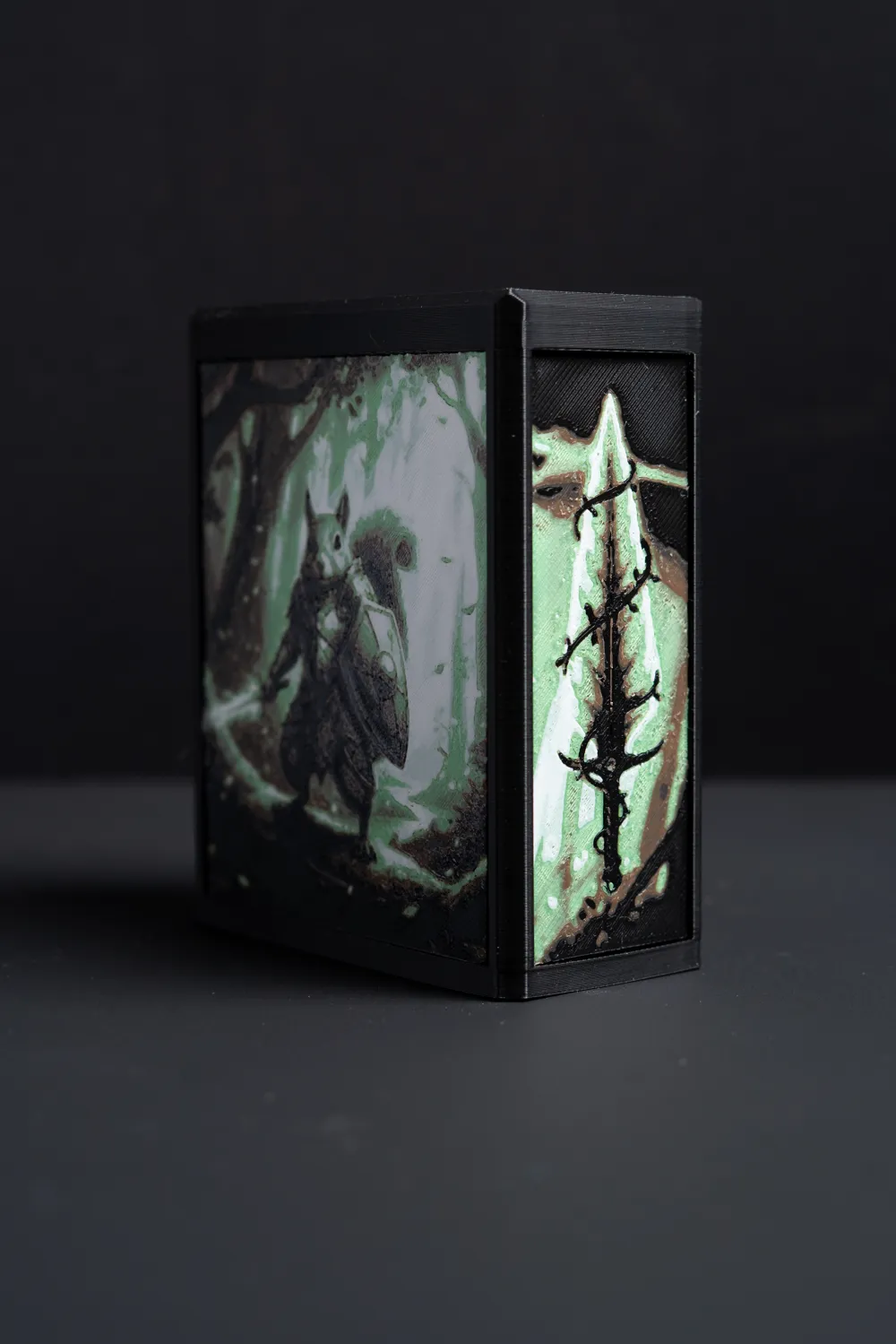 MTG Squirrel Sword Deck Box - 70 Unsleeved Cards - Free 3D Print Model ...