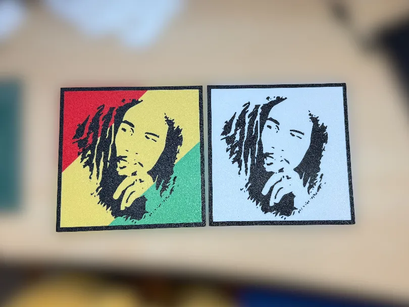 Bob Marley - Lightbox - Free 3D Print Model - MakerWorld
