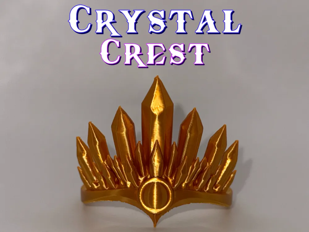 Crystal Crest by Atrax MakerWorld: Download Free 3D Models