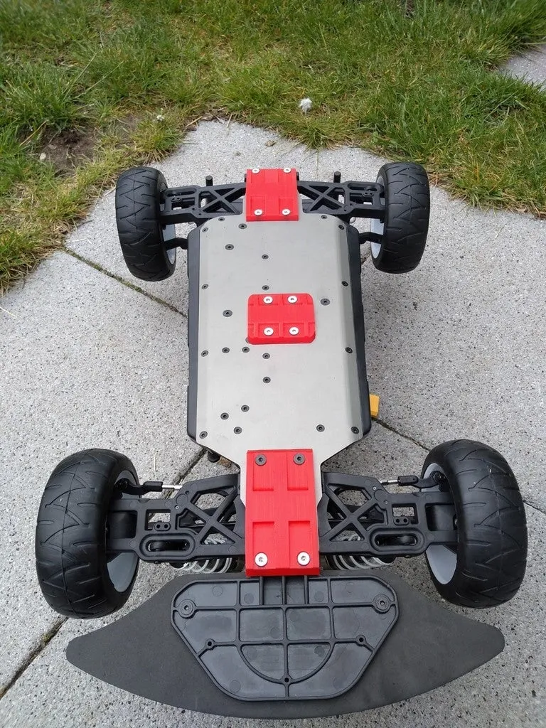 Hobbyking ZD Racing Pirates2 TC-8 SKIDS (front, mid & rear) by Peter ...