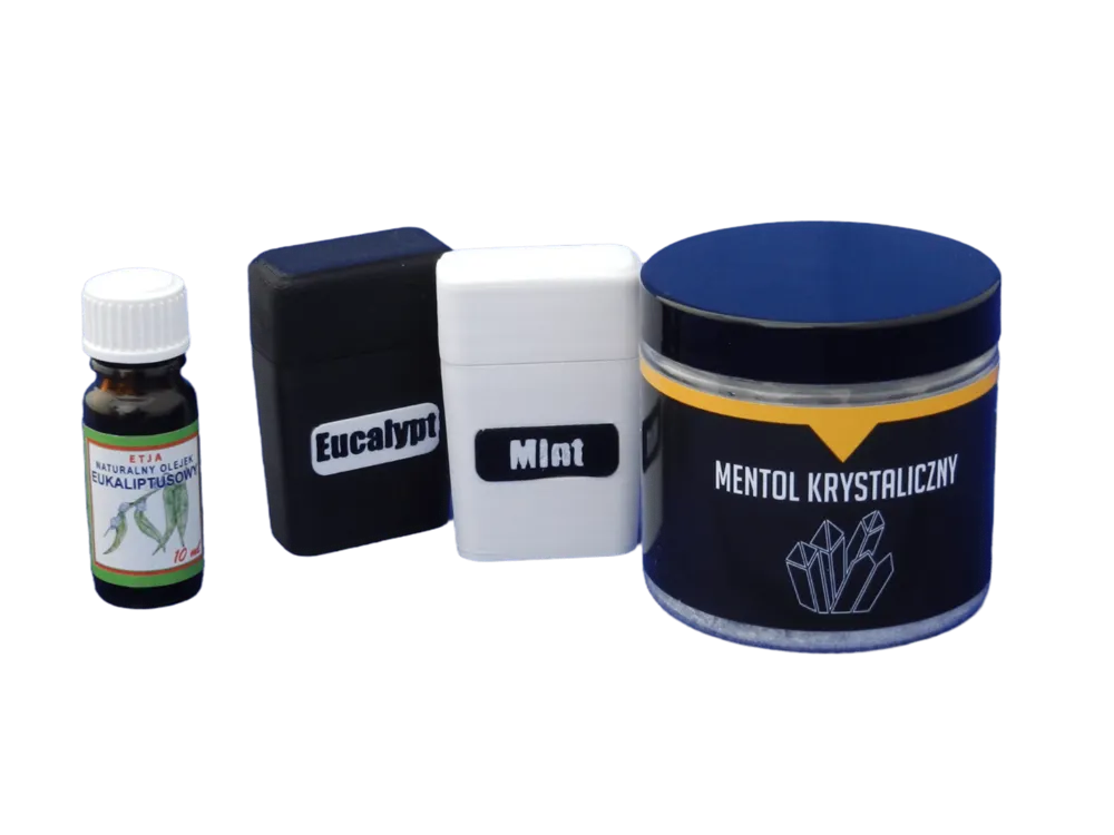 Double Nasal Inhaler Eucalyptus or menthol by Rene Czerner - MakerWorld