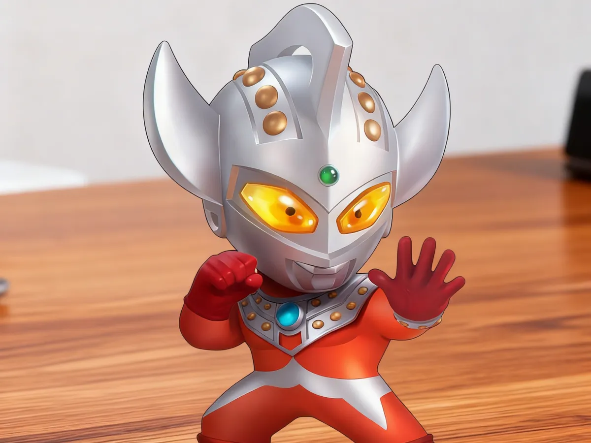 Chibi Taro Ultraman Battle Pose by Look MakerWorld: Download Free 3D Models