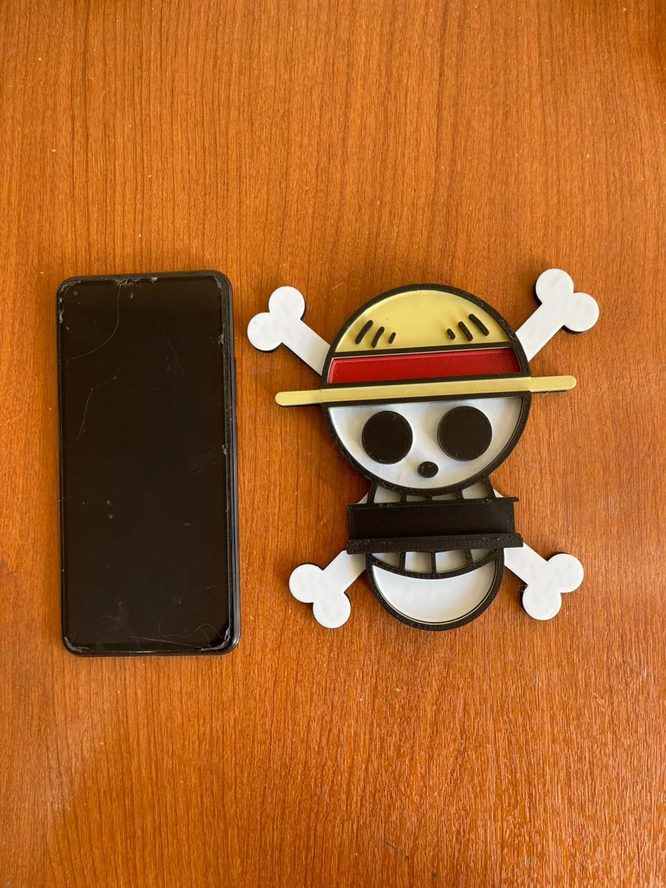 One Piece Luffy Phone Stand | Anime Desk Decor - Free 3D Print Model ...