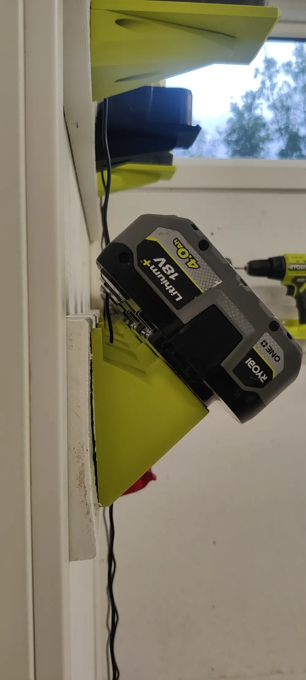 Ryobi One+ Battery Wall and Shelf mount - Free 3D Print Model - MakerWorld