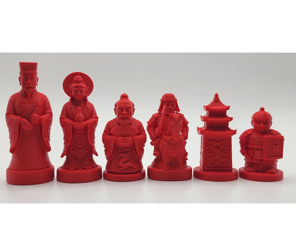 China v Japan Chess Set - Free 3D Print Model - MakerWorld