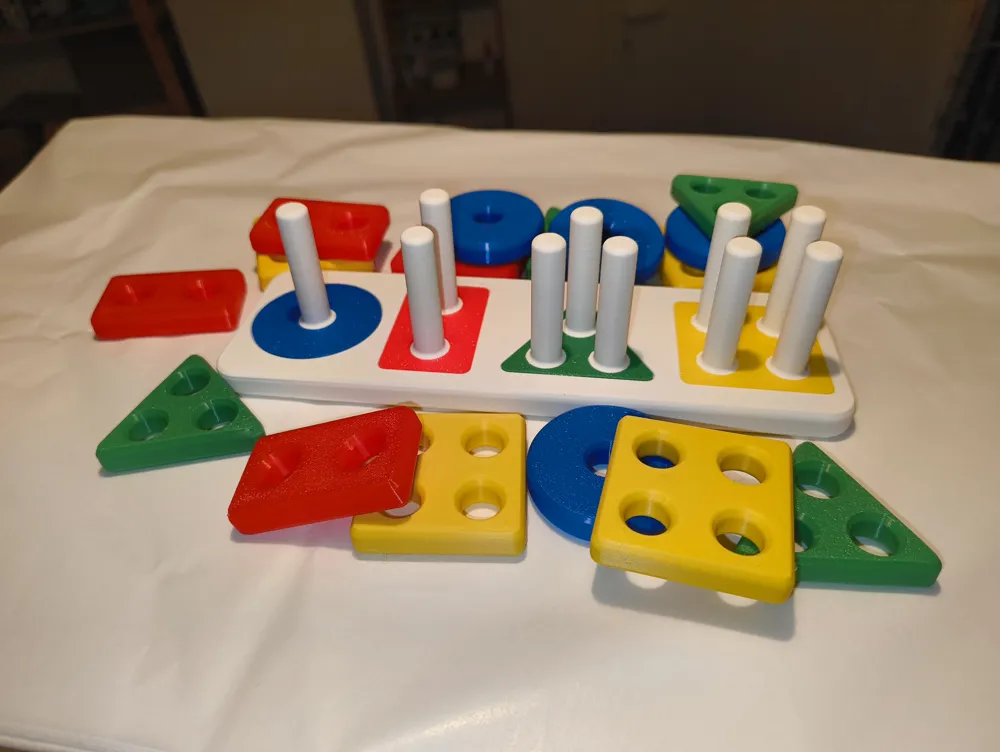Geometric Shape Sorting Toy by Lukas MakerWorld: Download Free 3D Models