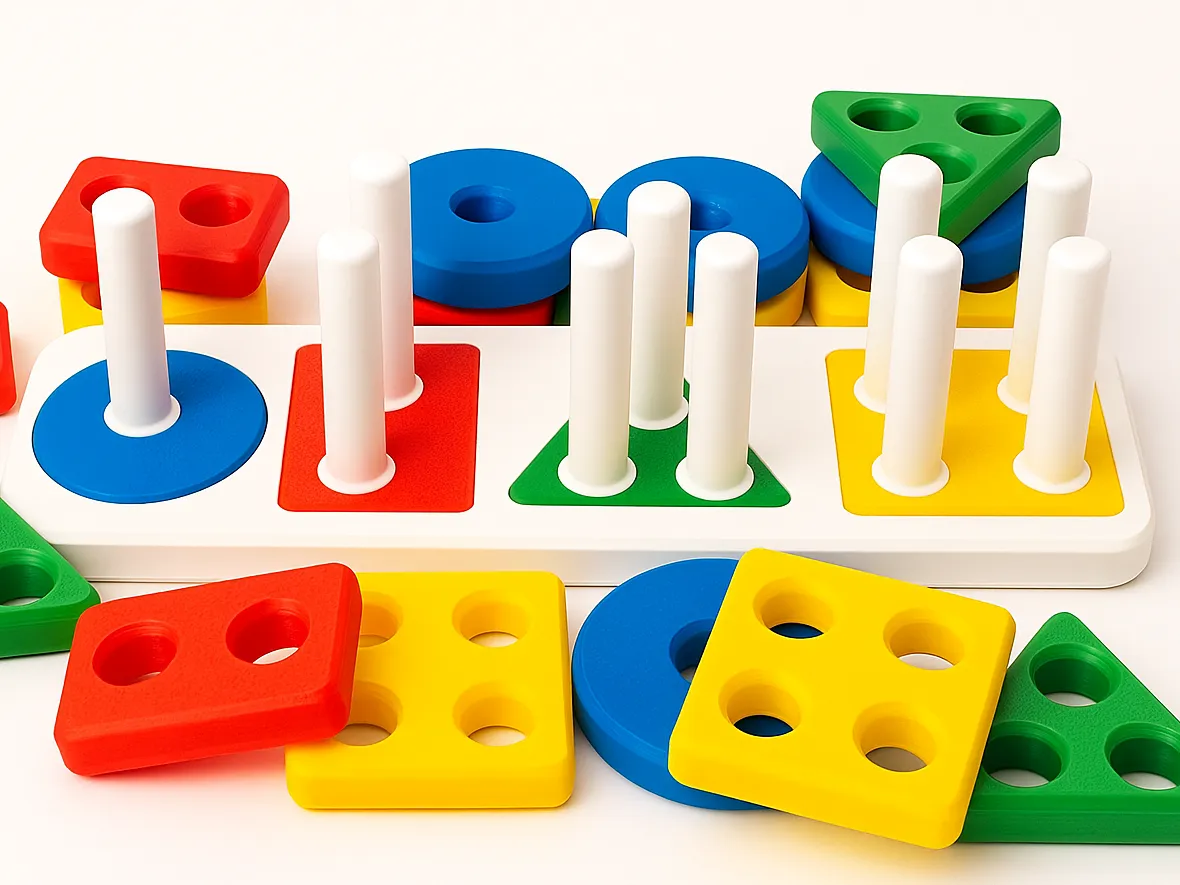 Geometric Shape Sorting Toy by Lukas MakerWorld: Download Free 3D Models