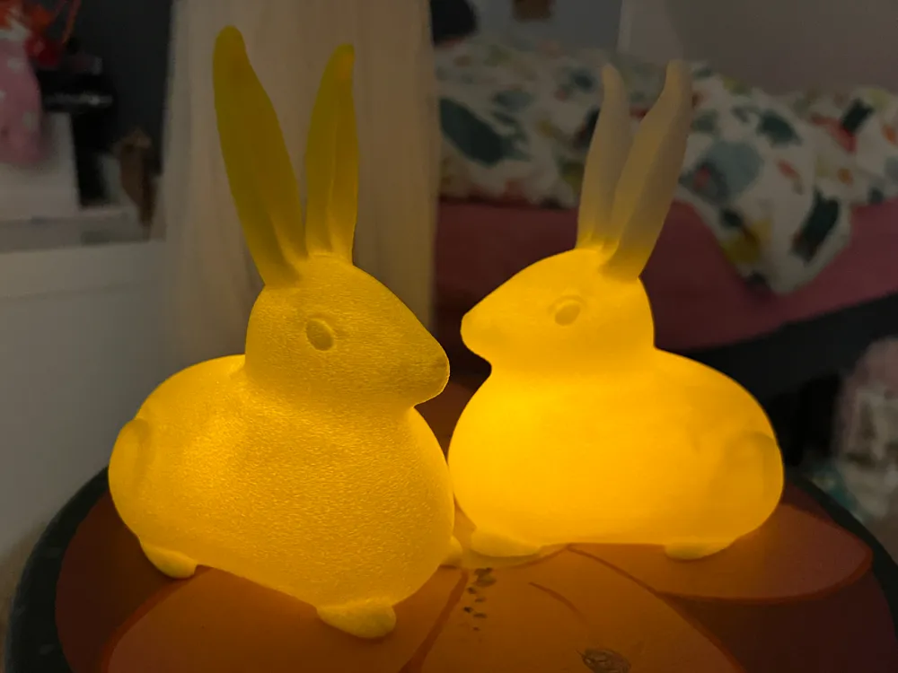 GLOWING BUNNY - WITH LED LIGHT by OzButcher78 - MakerWorld