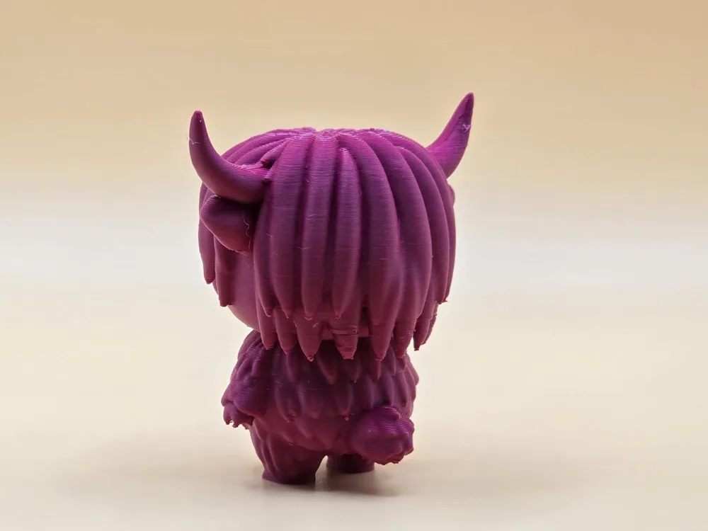 Highland Emo Cow - Free 3D Print Model - MakerWorld