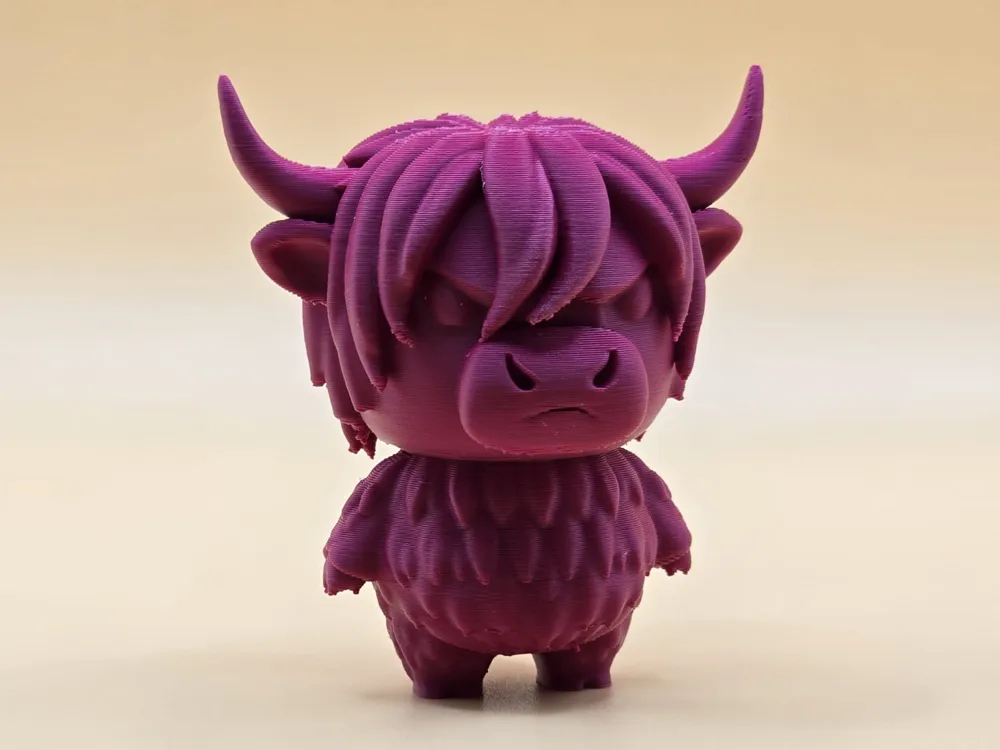 Highland Emo Cow - Free 3D Print Model - MakerWorld