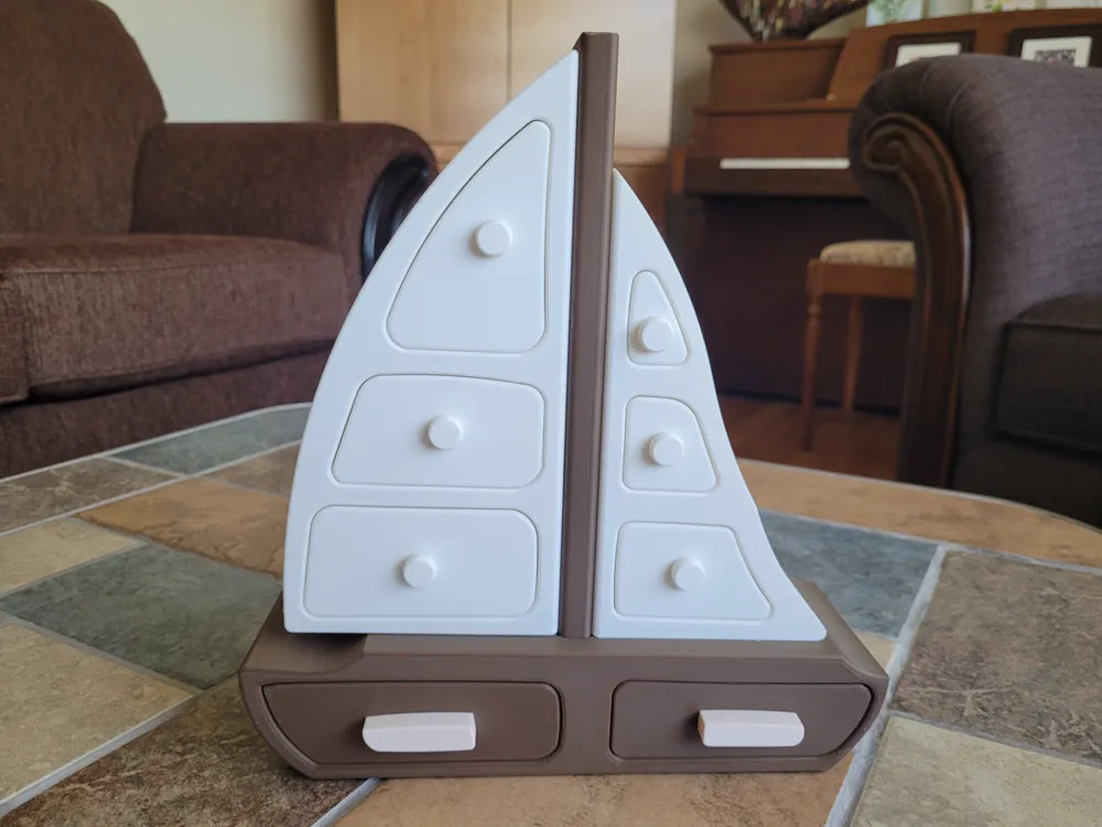 Sailboat Jewelry Box by Mayhem Smiley MakerWorld: Download Free 3D Models