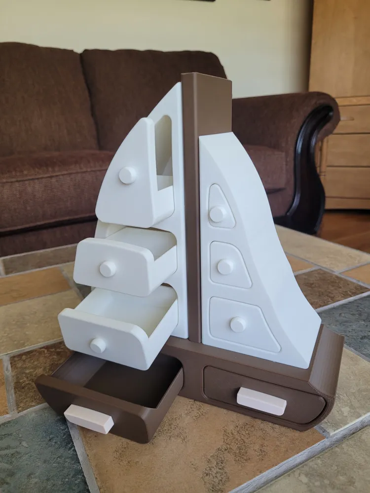 Sailboat Jewelry Box by Mayhem Smiley MakerWorld: Download Free 3D Models