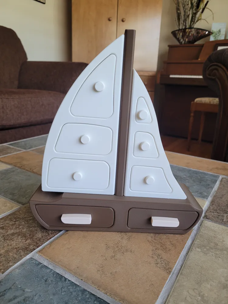 Sailboat Jewelry Box by Mayhem Smiley MakerWorld: Download Free 3D Models