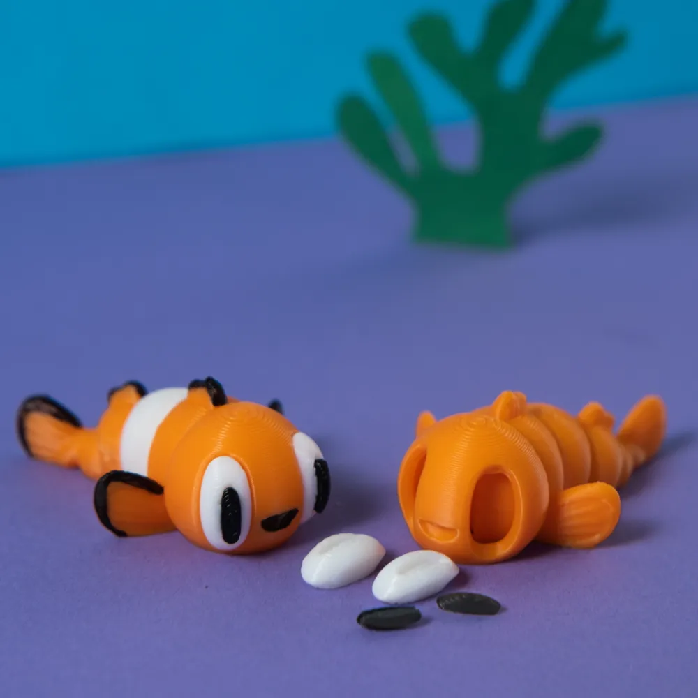 clownfish - Flexi Articulated Fish by 🟢 Flexi JIMGA MakerWorld ...