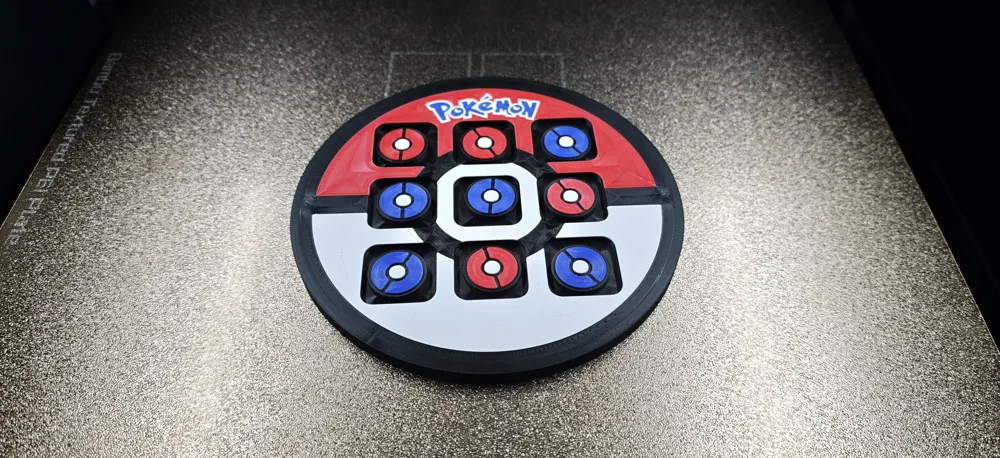 Pokémon Tic-Tac-Toe: Pokéball Board Game - Free 3D Print Model - MakerWorld