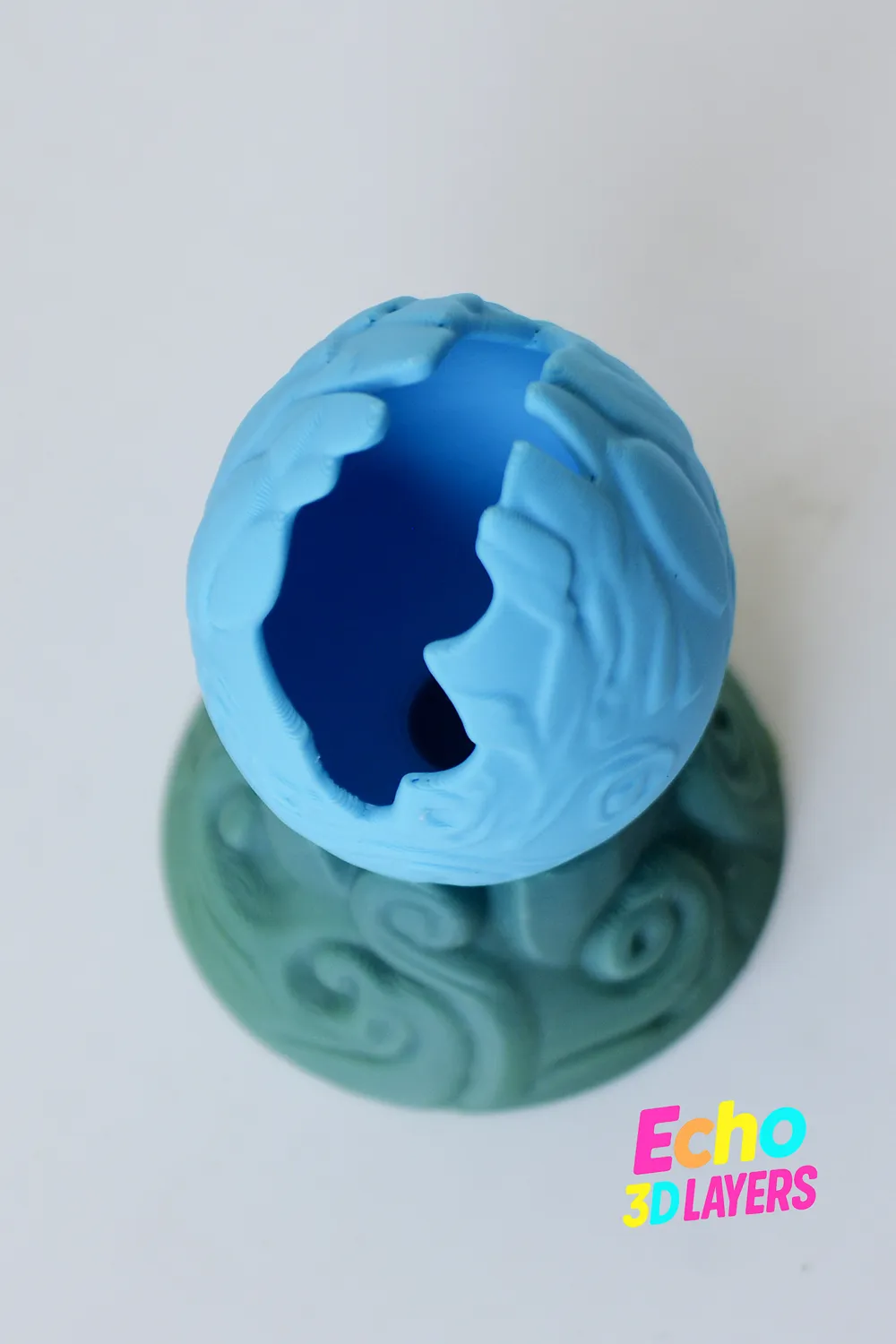 Elemental Dragons – Water by Echo 3D Layers MakerWorld: Download Free 3D Models